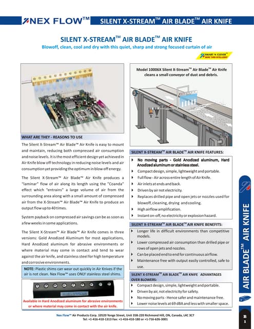 NexFlow Safety Air Blow off Guns | PDF