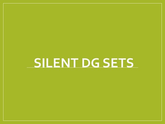 Dg sets | PPT