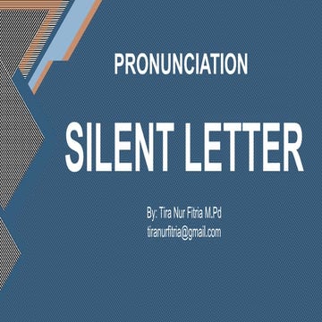 Rules of Silent Letter | PPT