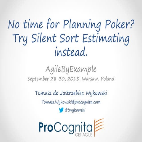 Silent Sort Estimating | PDF