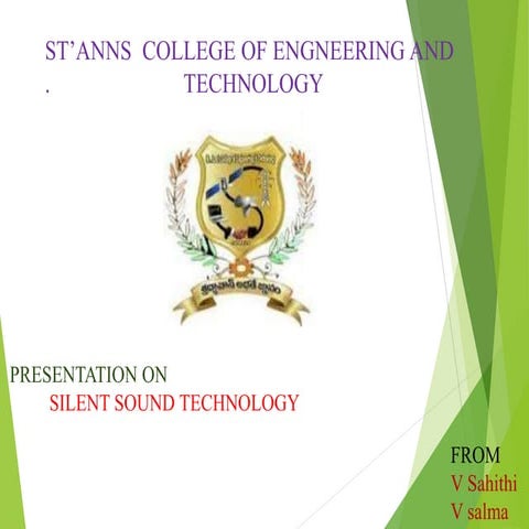 Silent sound technology | PPTX
