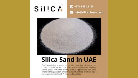 Silica Sand for Oil Field Drilling in UAE | PPT