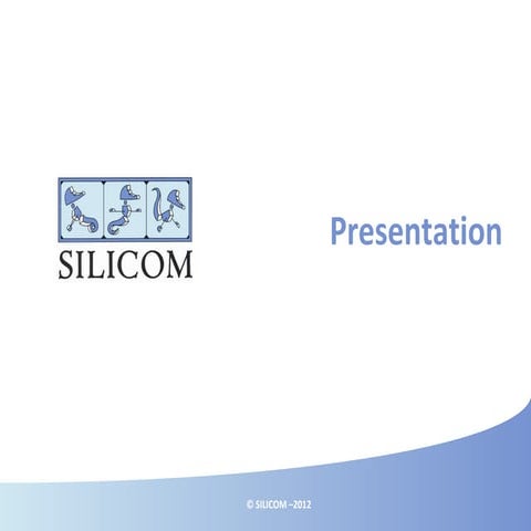 Silicom overview 2012 | PPT | Radio Control | Hobbies & Interests