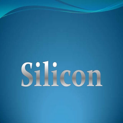 Silicon | PPTX