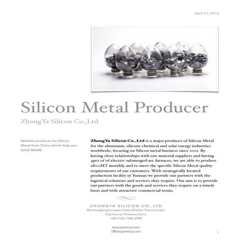 Silicon metal | PDF