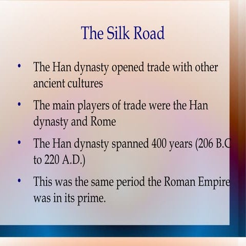 Silk Road | PPT