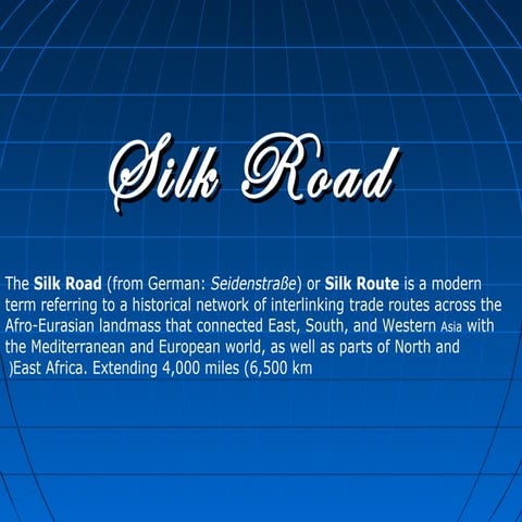Silk road | PPT