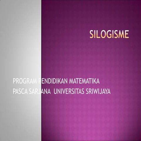 Silogisme | PPTX