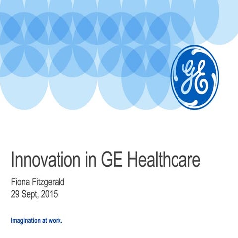 SILS 2015 - Innovation at GE Healthcare | PDF