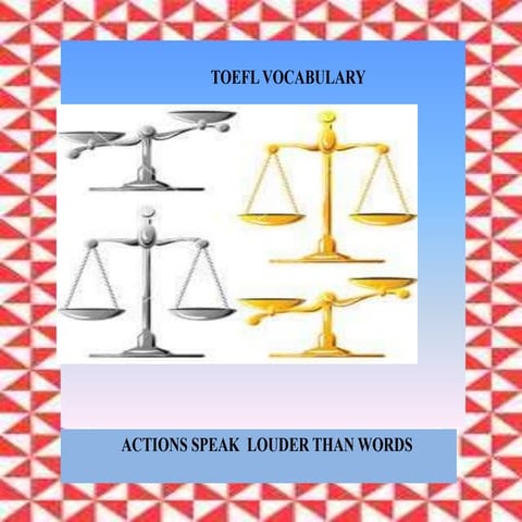 TOEFL VOCABULARY | PPTX