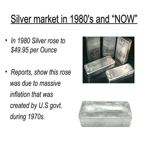 Silver | PPT | Commodities | Economy