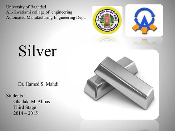 Silver element | PPT