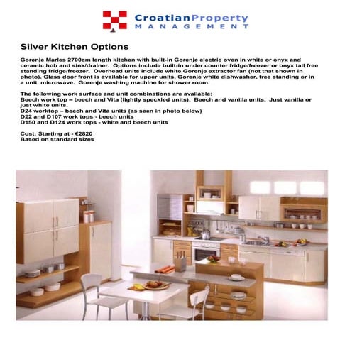 Silver Kitchen Brochure | PDF