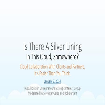 Cloud Computing Silver Lining | PPT