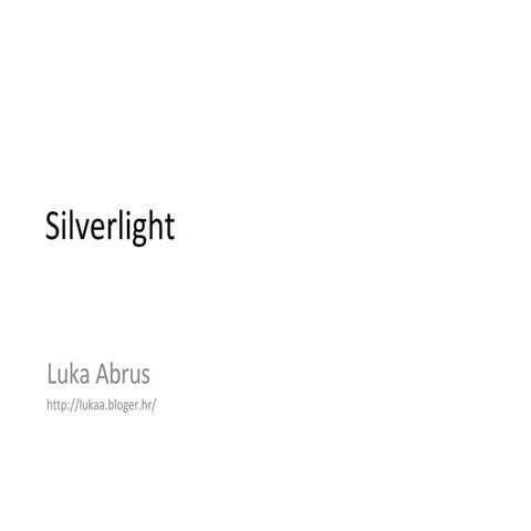 Silverlight | PPT