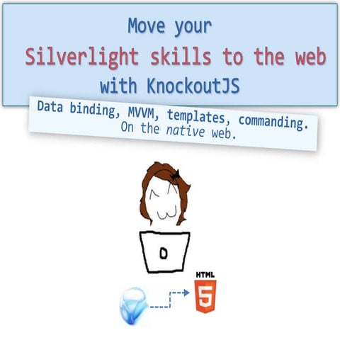 Move Your Silverlight Skills To The Native Web With Knockoutjs Pptx Web Development Internet