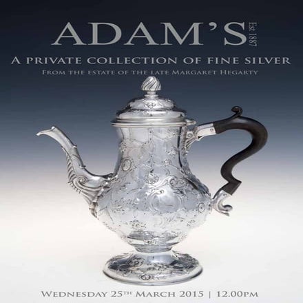 Adam's Fine Silver Auction form Private Collection | Silver Auction ...