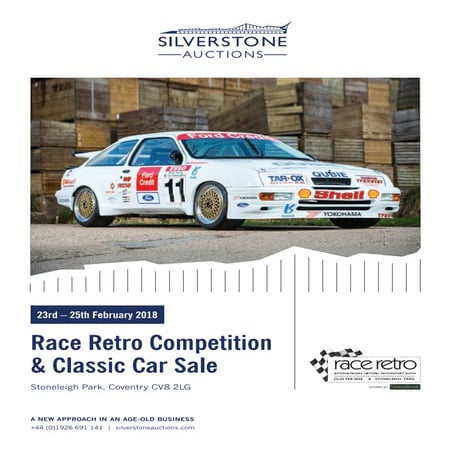 Silverstone Auctions Race Retro Competition & Classic Car Sale 23rd ...