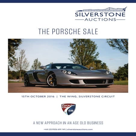 Silverstone Auctions the Porsche Sale 15th October 2016 | PDF