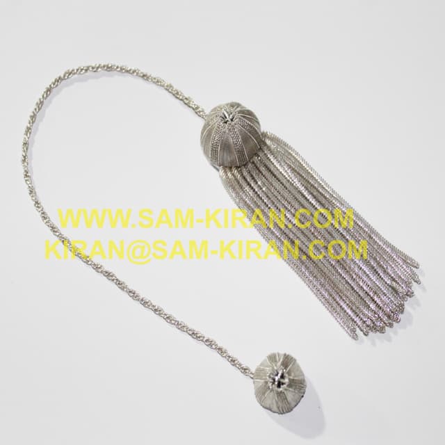 Doctoral velvet tam silver bullion tassel | PDF