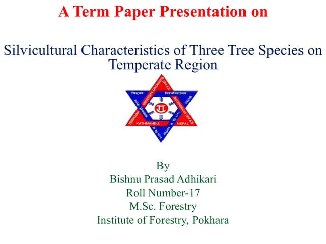 Seed orchard establishment and management shambhu tiwari | PPTX