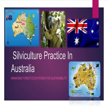 SILVICULTURE IN AUSTRALIA- PRESENTATION.pptx