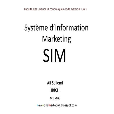 Gestion Des Informations Marketing Setting The Future Of Digital And