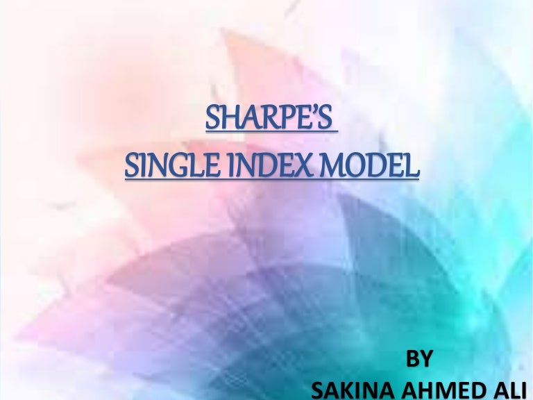 Single Index Model