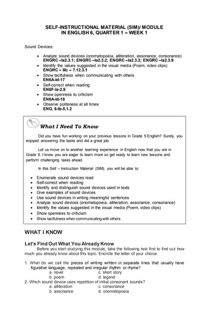 Sound Devices in Literature (Figures of Sounds) | PPTX