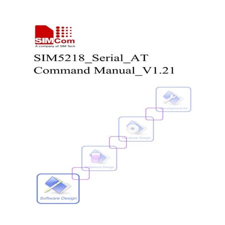 Sim5218 At Commandmanual Pdf Computer Networking Computing