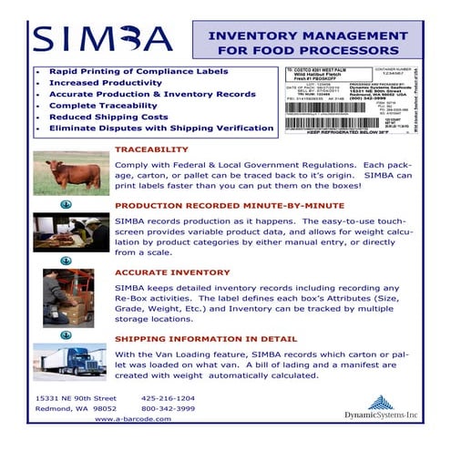 INVENTORY MANAGEMENT FOR FOOD PROCESSORS | PDF