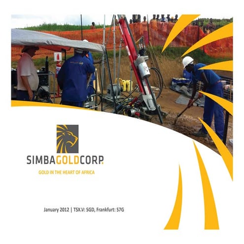 Simba Gold Corp. corporate presentation: January 2012 | PDF | Business ...