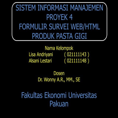 Sim bab 4 praktek | PPT