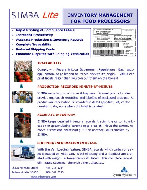 Simba lite for packer shipper 4.12