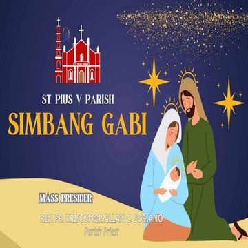 Sample Parish Response during Simbang Gabi | PPTX