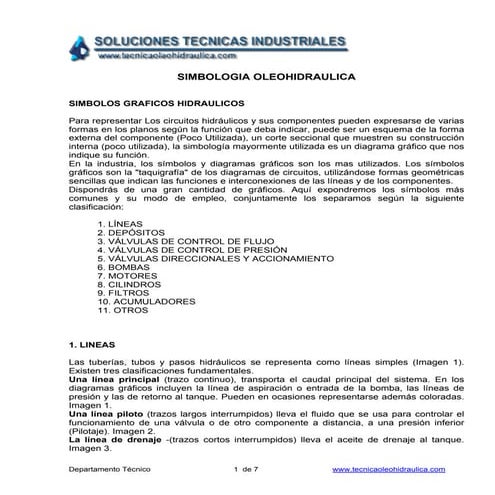 Simbologia Oleohidráulica Pdf