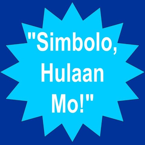 Simbolo, Hulaan Mo - Activity for Konsepto ng Kasarian.ppt