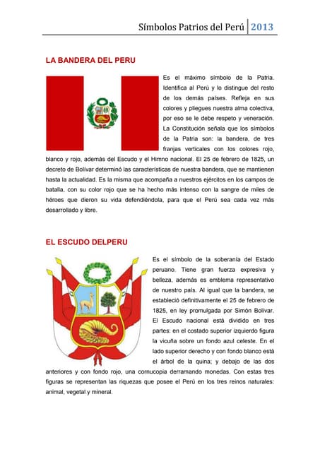 Simbolos patrios unidad 8 | PDF