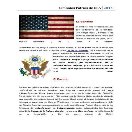 Significado De Los Símbolos De La Bandera De Estados Unidos HISTORIA