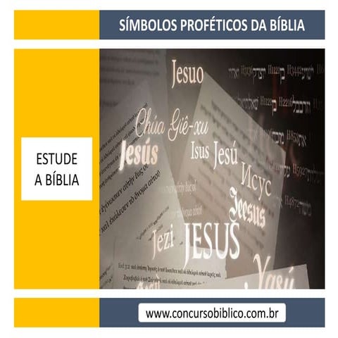 Simbolos profeticos da Biblia | PPTX | Christianity | Religion ...