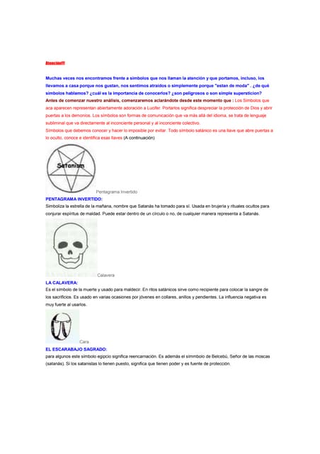 Simbolos E Significados Malignos TETRAGRAMATON Significado