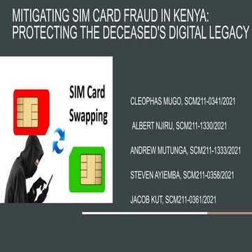 SIM CARD FRAUD in kenya Presentation.pptx