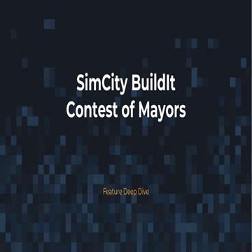 SimCity BuildIt Contest of Mayors | PPTX | Strategy Video Games | Video ...