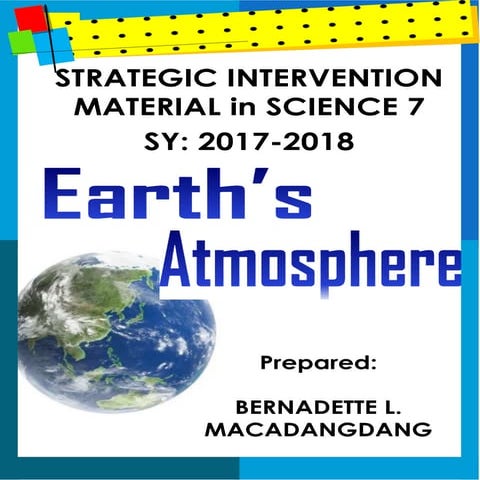 Detailed Lesson Plan - Earth's Atmosphere | DOCX