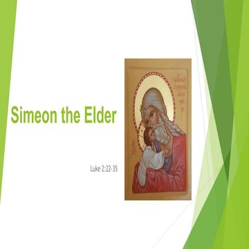 Simeon the Elder | PPTX