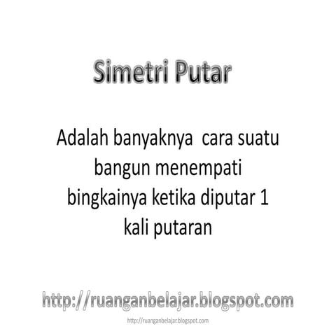 Simetri putar | PPSX