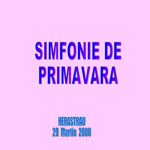 Simfonie de primavara herastrau | PPS