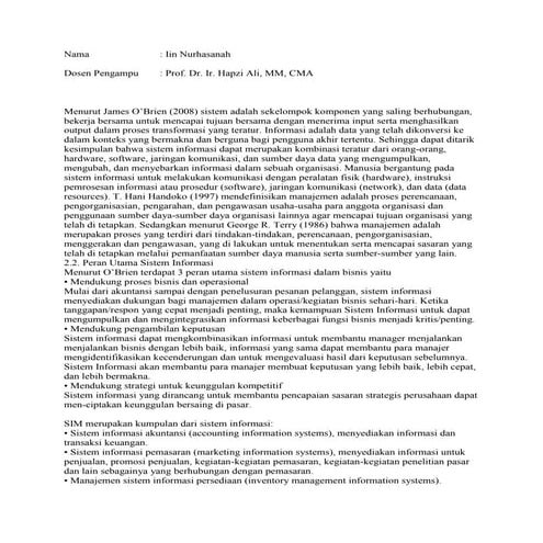 Makalah Implementasi ERP Indofood | DOCX