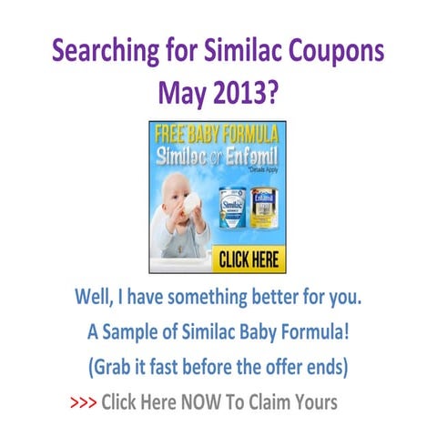 Similac coupons-may2013 | PPT