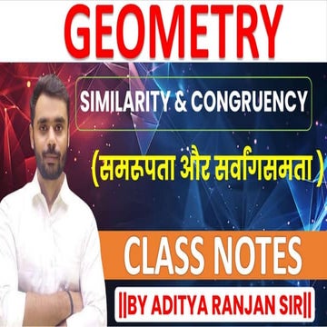 Similarity & Congruency (Class Notes).pdf